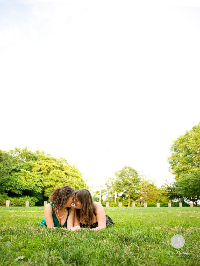 Sarah & Brianna | NYC Engagement Photographer | Fort Tryon Park | Sneak ...