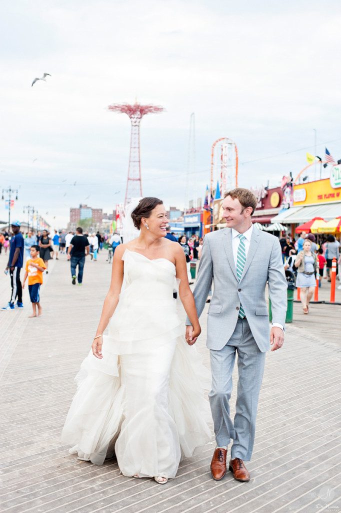 013-ConeyIsland Boardwalk Wedding - NYC Elopement and Wedding Photographer