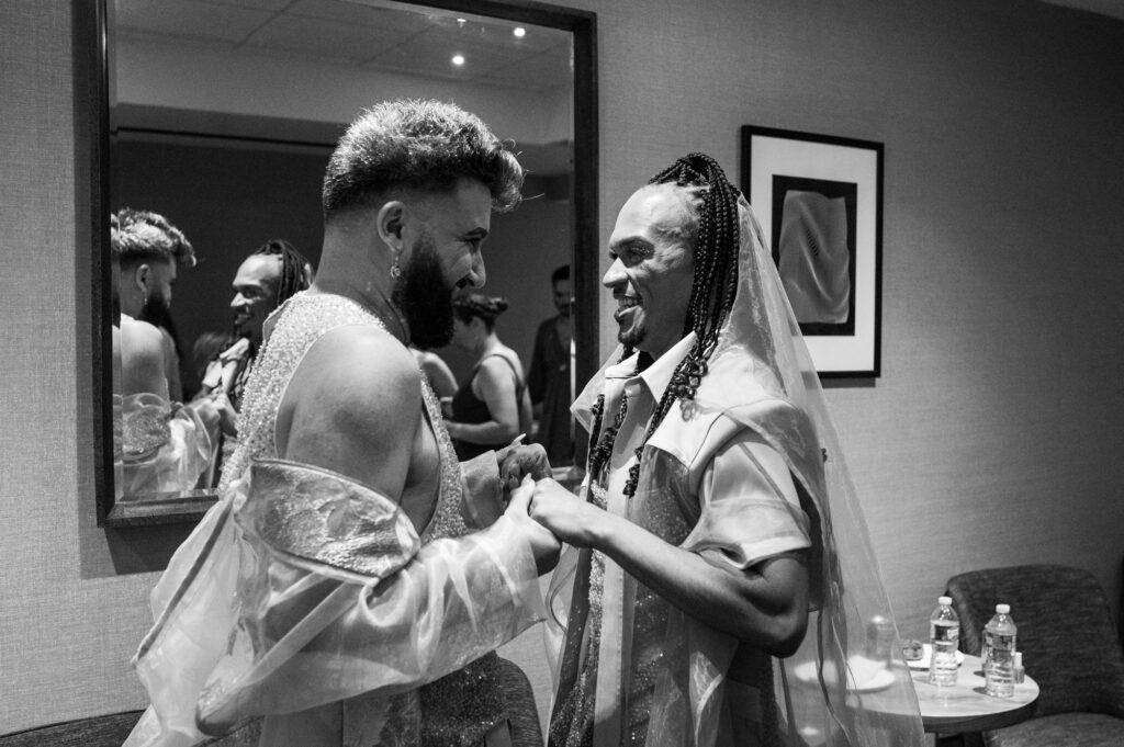 A Sparkly Queer Wedding at Baylander Steel Beach in Harlem