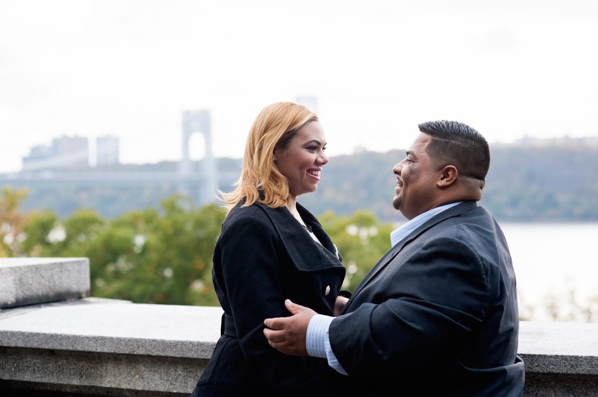 Surprise Proposal in Fort Tryon Park NYC