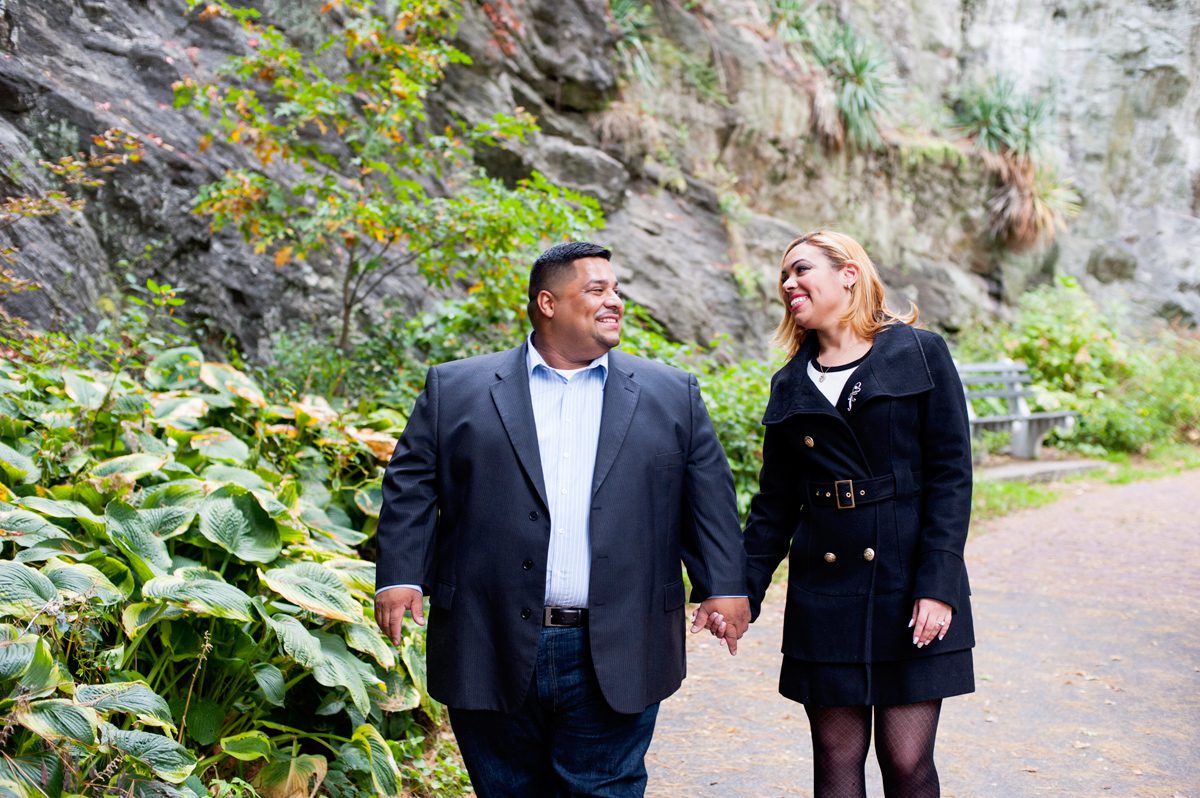 Surprise Proposal in Fort Tryon Park NYC