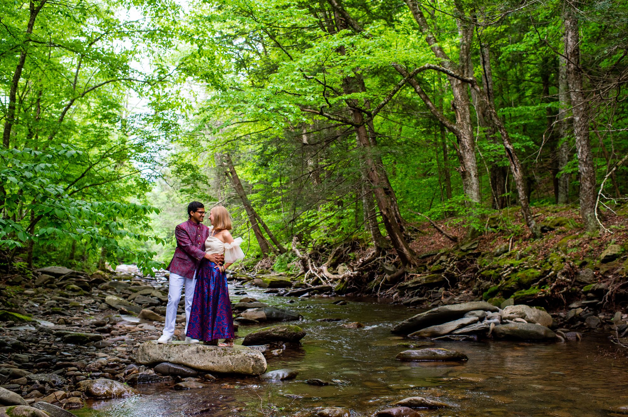 Engagement Photos in the Catskills at Full Moon Resort || Anish & Sarah