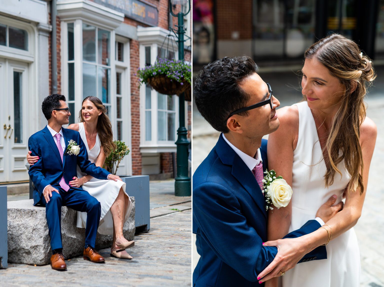 City Hall Wedding in NYC & Photos at South Street Seaport