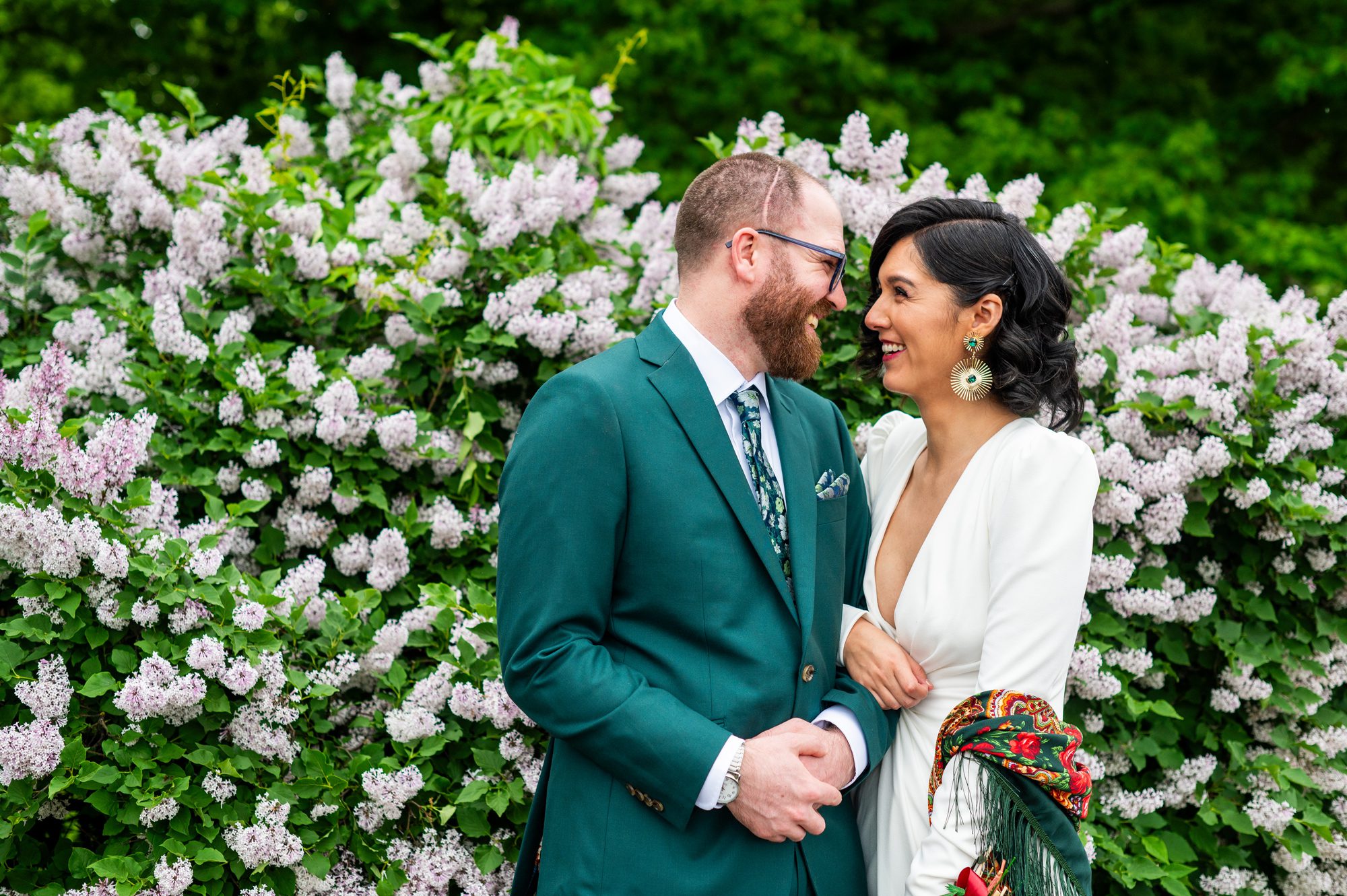 Elopement Wedding at Fort Tryon Park in NYC